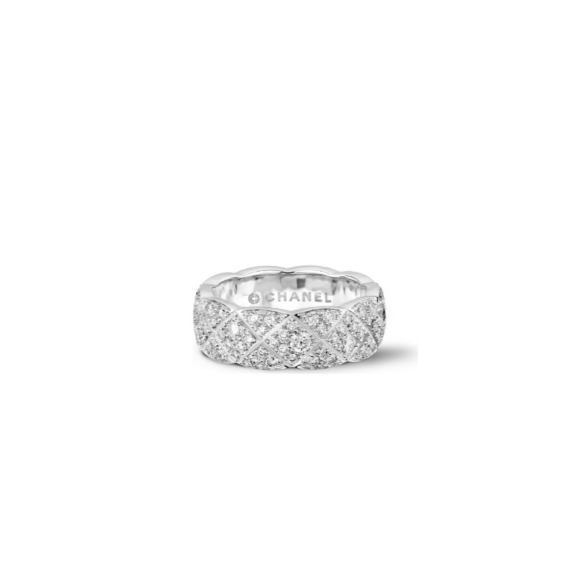 Chanel Coco Crush Ring White Gold For Women Small Version For Women ...