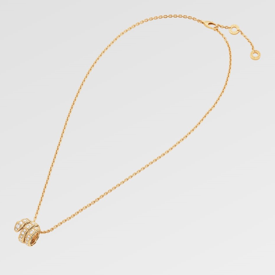 Bvlgari Serpenti Viper Necklace Yellow Gold For Women 357936 - Vipfasbags