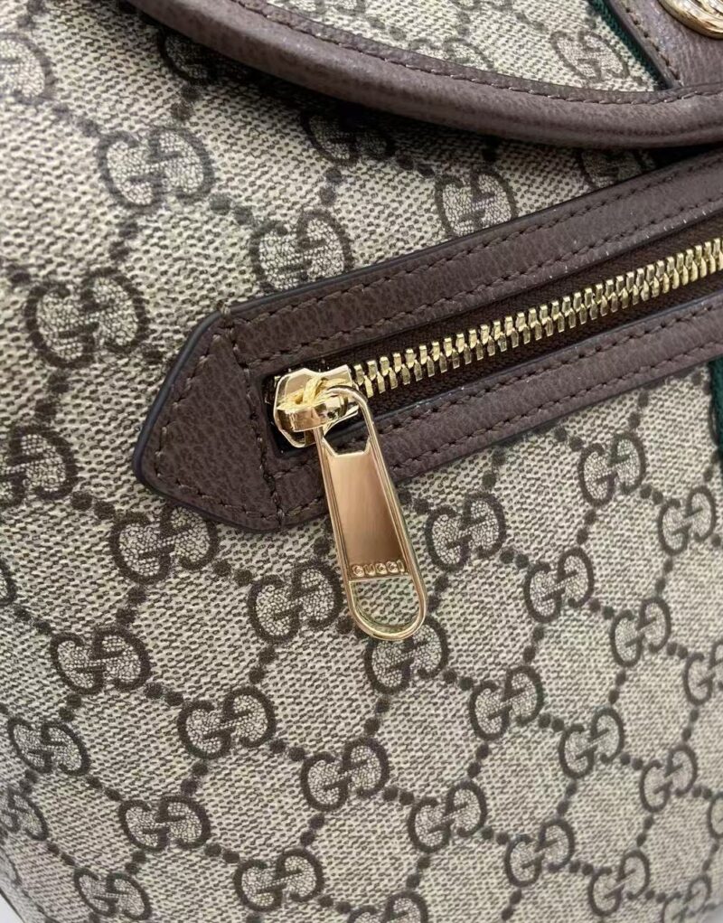 Gucci Ophidia Medium Backpack Beige And Dark Brown Monogram Bag For Women 30cm/12in - 836855 ...
