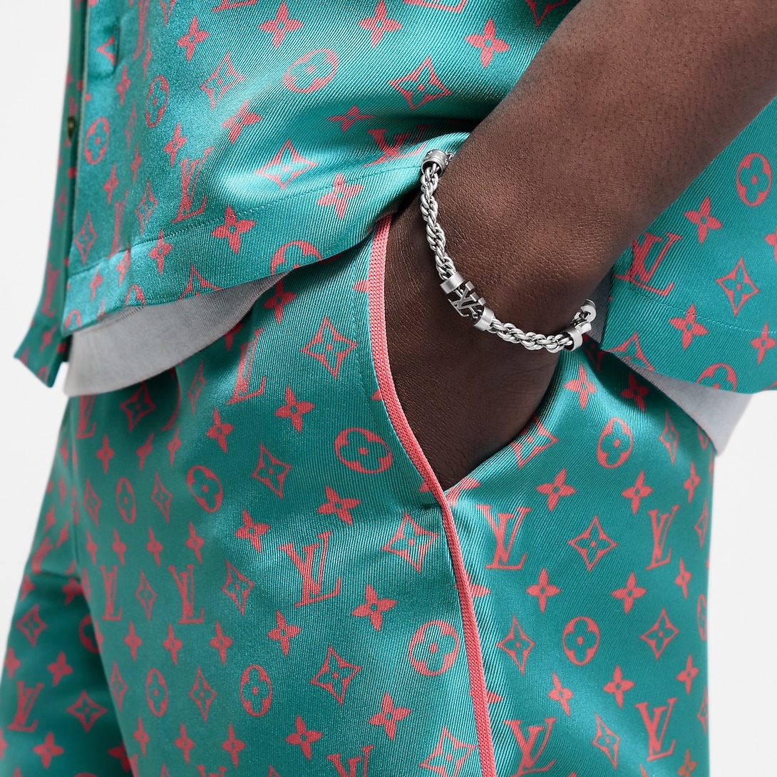 Louis Vuitton LV Wire Bracelet Silver-Toned For Men M02744 - Vipfasbags