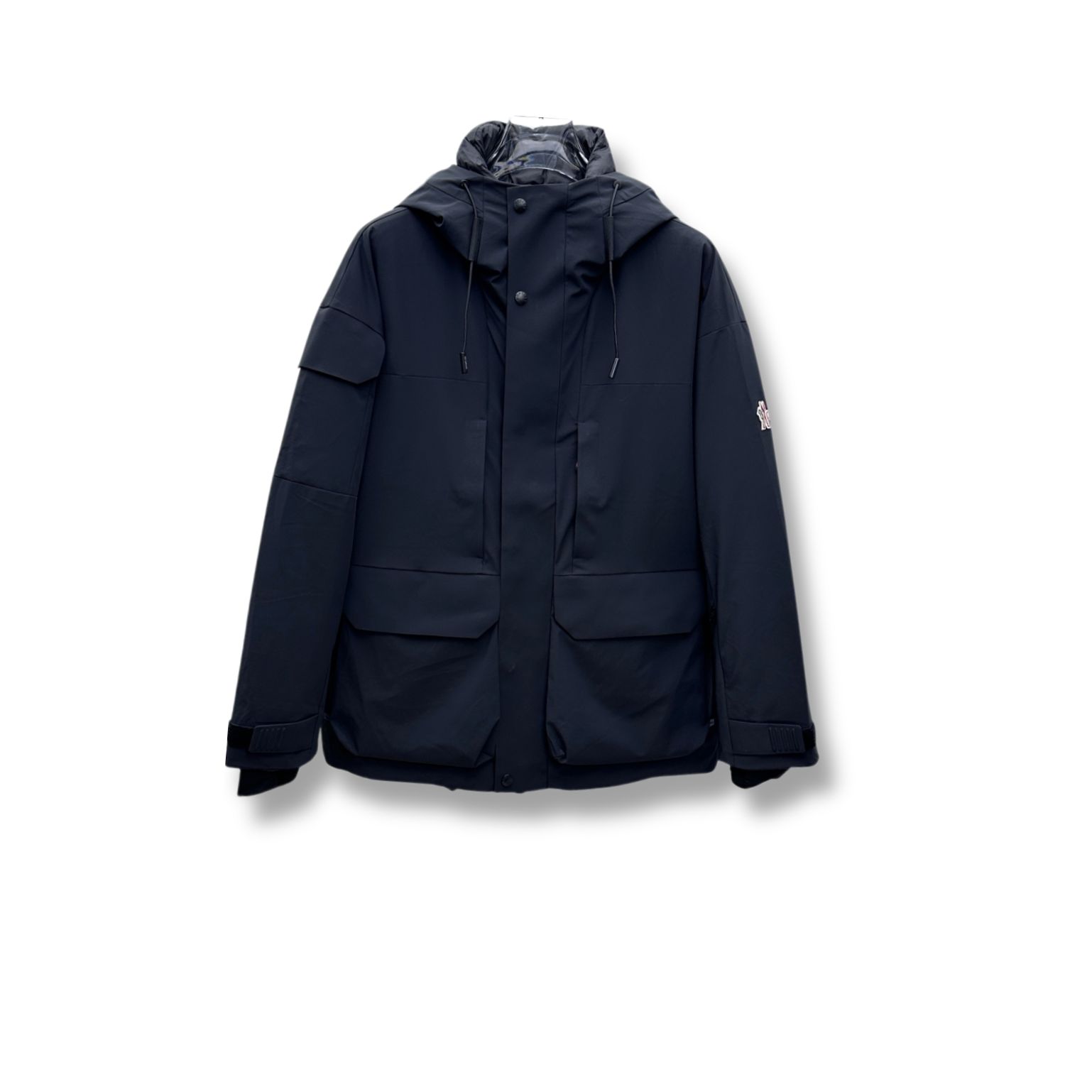 Moncler Technical Hooded Jacket Black For Men - Vipfasbags