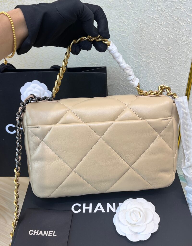 Chanel 19 Flap Bag Beige For Women 10.1in/26cm - Vipfasbags