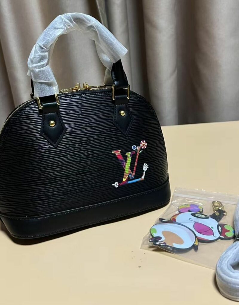 Louis Vuitton LV x TM Alma BB Handbag Black For Women 9.3in/24cm M13670 ...