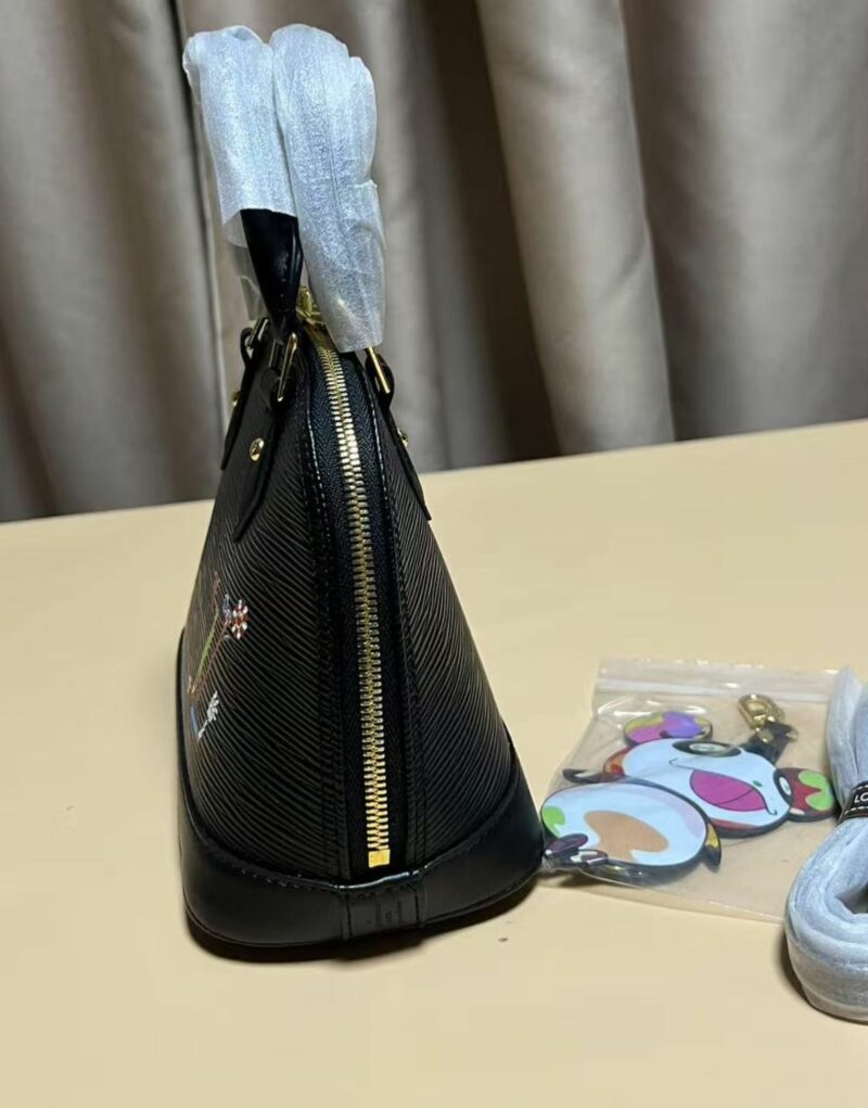 Louis Vuitton LV x TM Alma BB Handbag Black For Women 9.3in/24cm M13670 ...