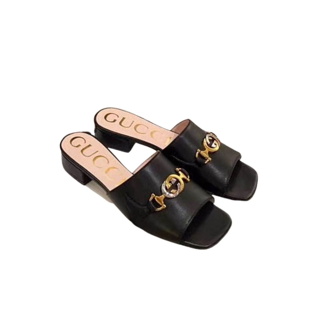 Gucci Gucci Zumi Slide Sandals Beige For Women GG - Vipfasbags
